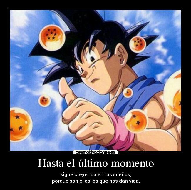 Goku con frases