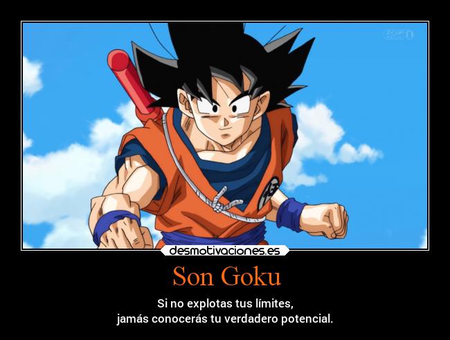 Goku con frases