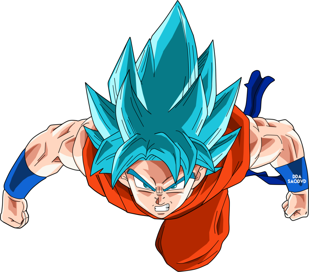 Goku volando