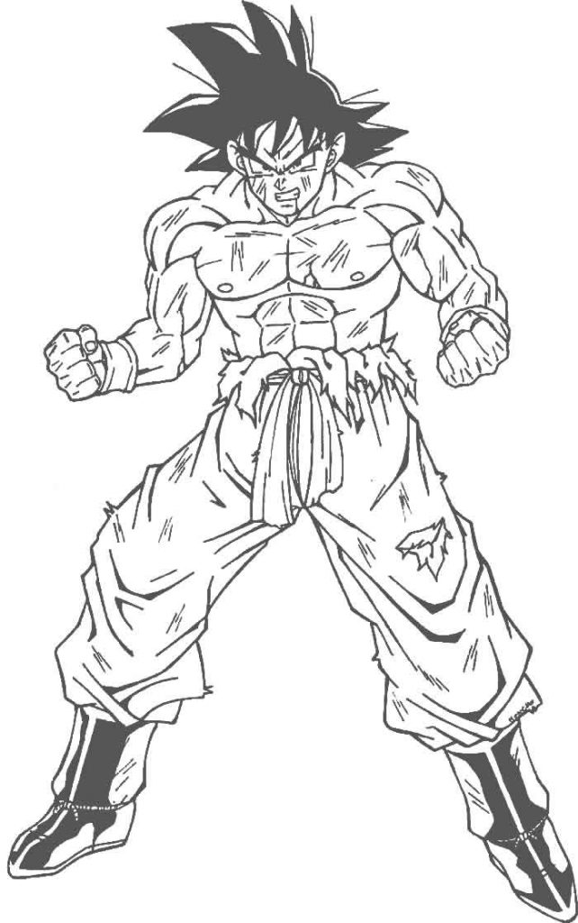 Goku sin color